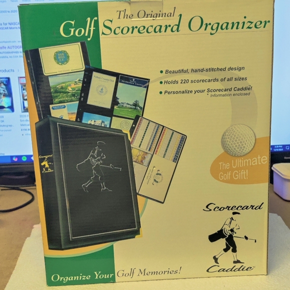 Games | Vintage Golf Scorecard Organizer Caddie Albumnew | Poshmark